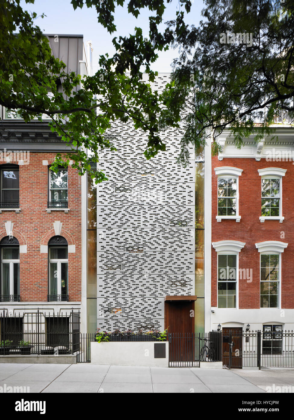 Exterior overall view of the front. 51st Street Townhouse, New York ...