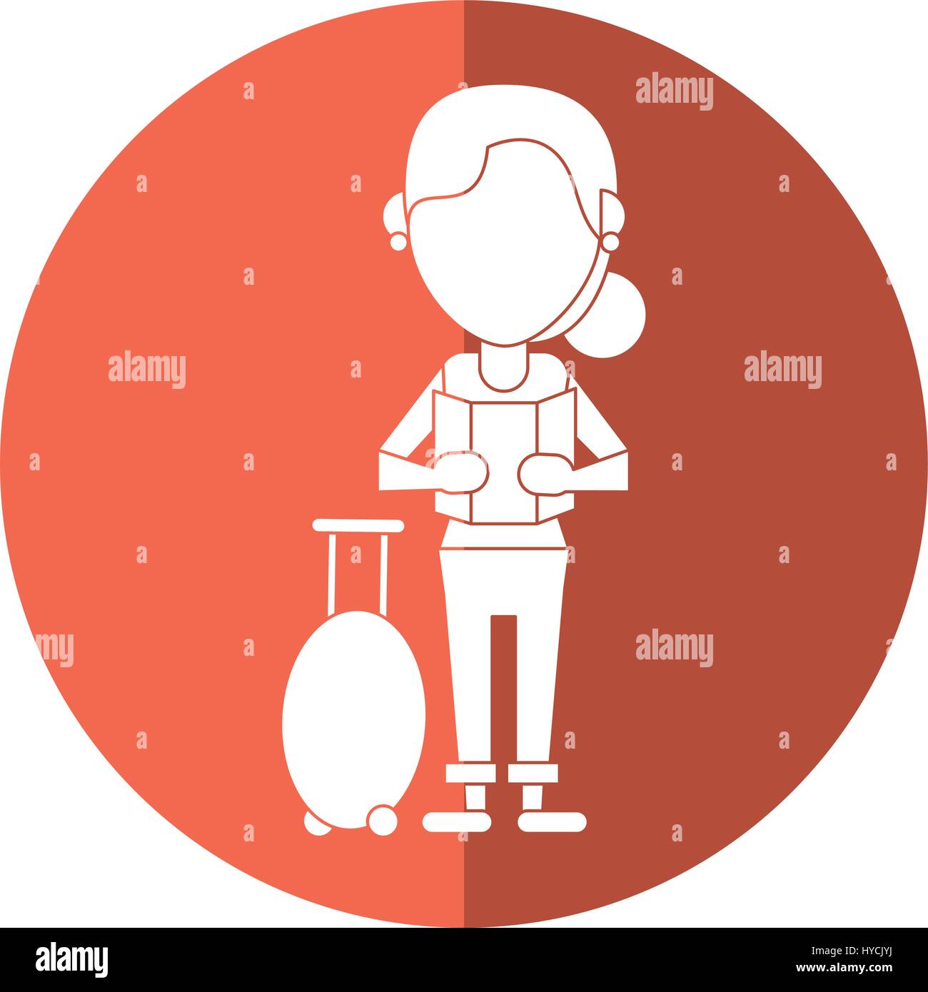 Map reading cut out Stock Vector Images - Alamy
