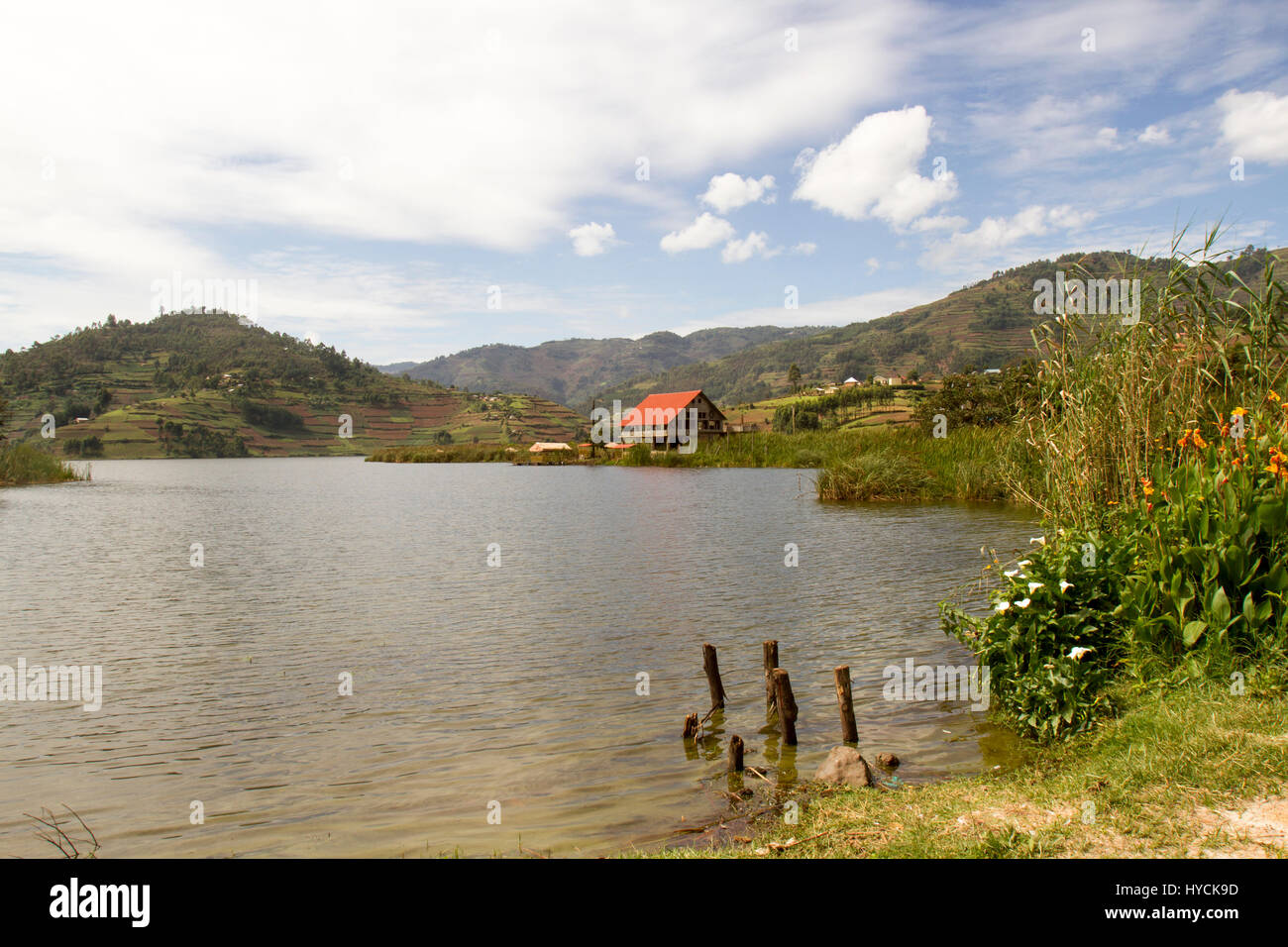 Rwanda, Africa rural countryside set in hillside Stock Photo - Alamy