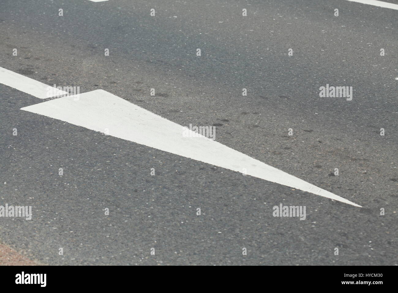 Street mark Arrow Stock Photo - Alamy