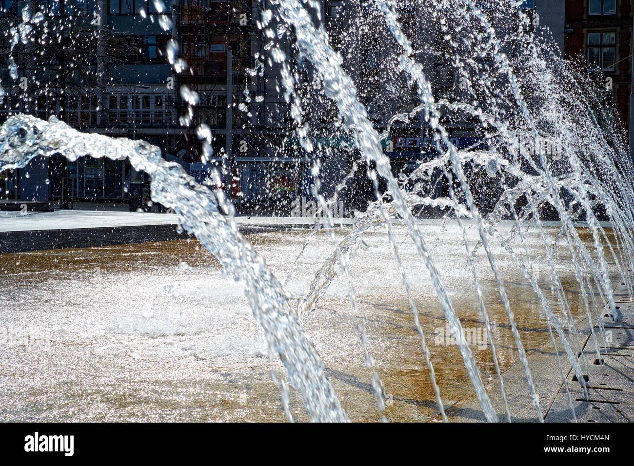The Gustafson Porter redeveloped Old Market Square water fountain ...