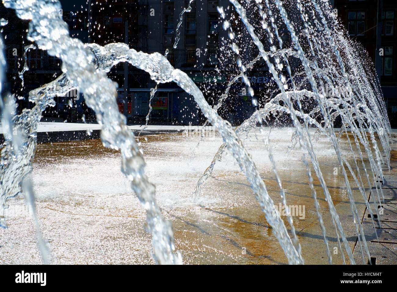 The Gustafson Porter redeveloped Old Market Square water fountain ...