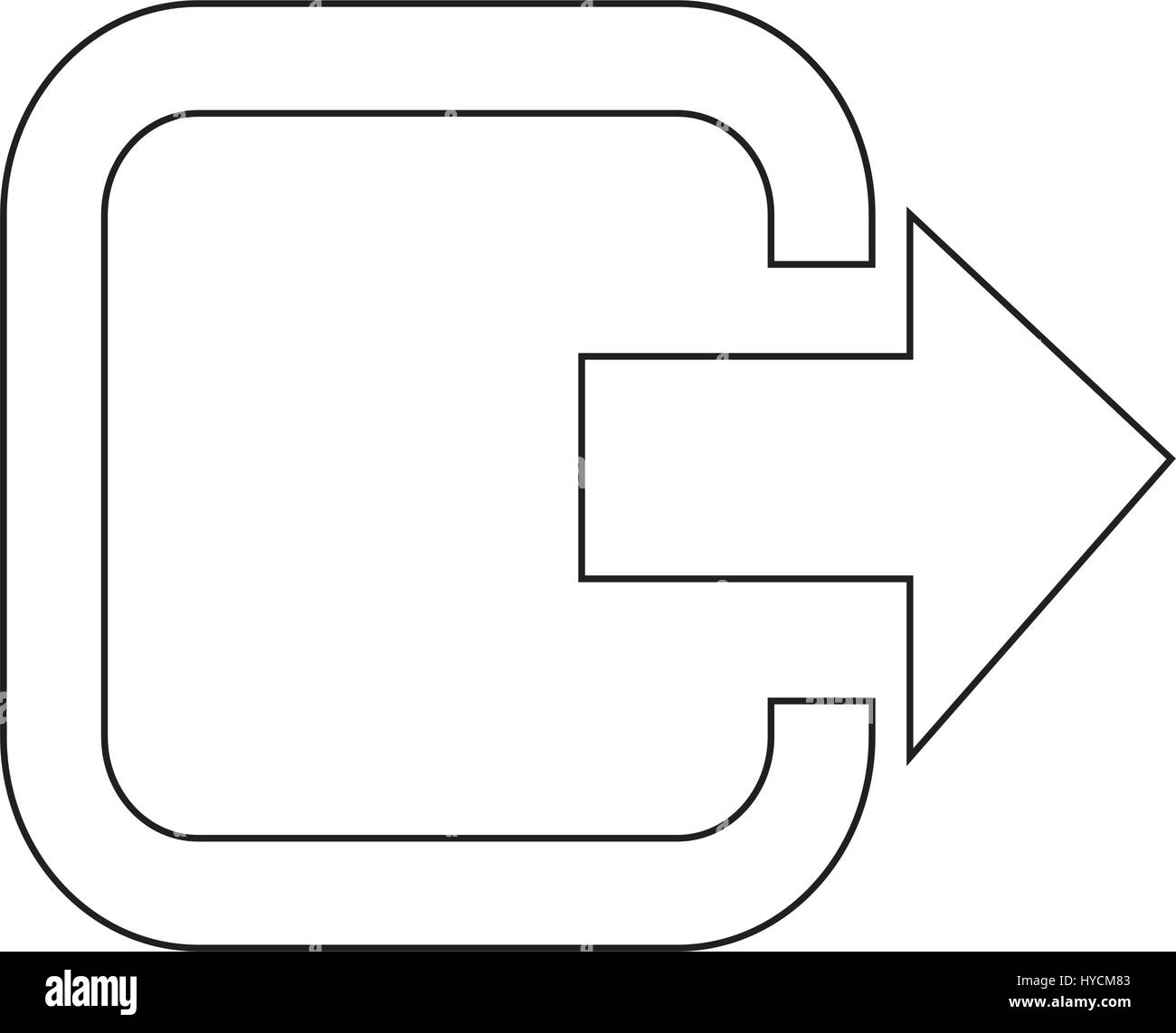 Logout Exit Icon Illustration Design Stock Vector Image And Art Alamy