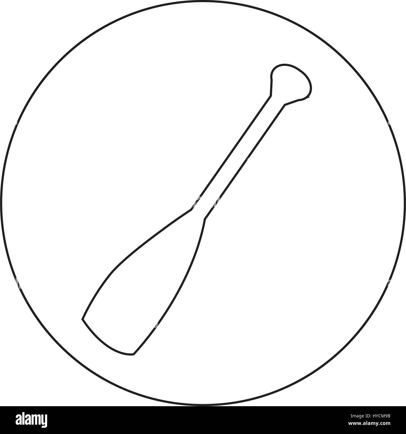 Paddle icon illustration design Stock Vector Image & Art - Alamy