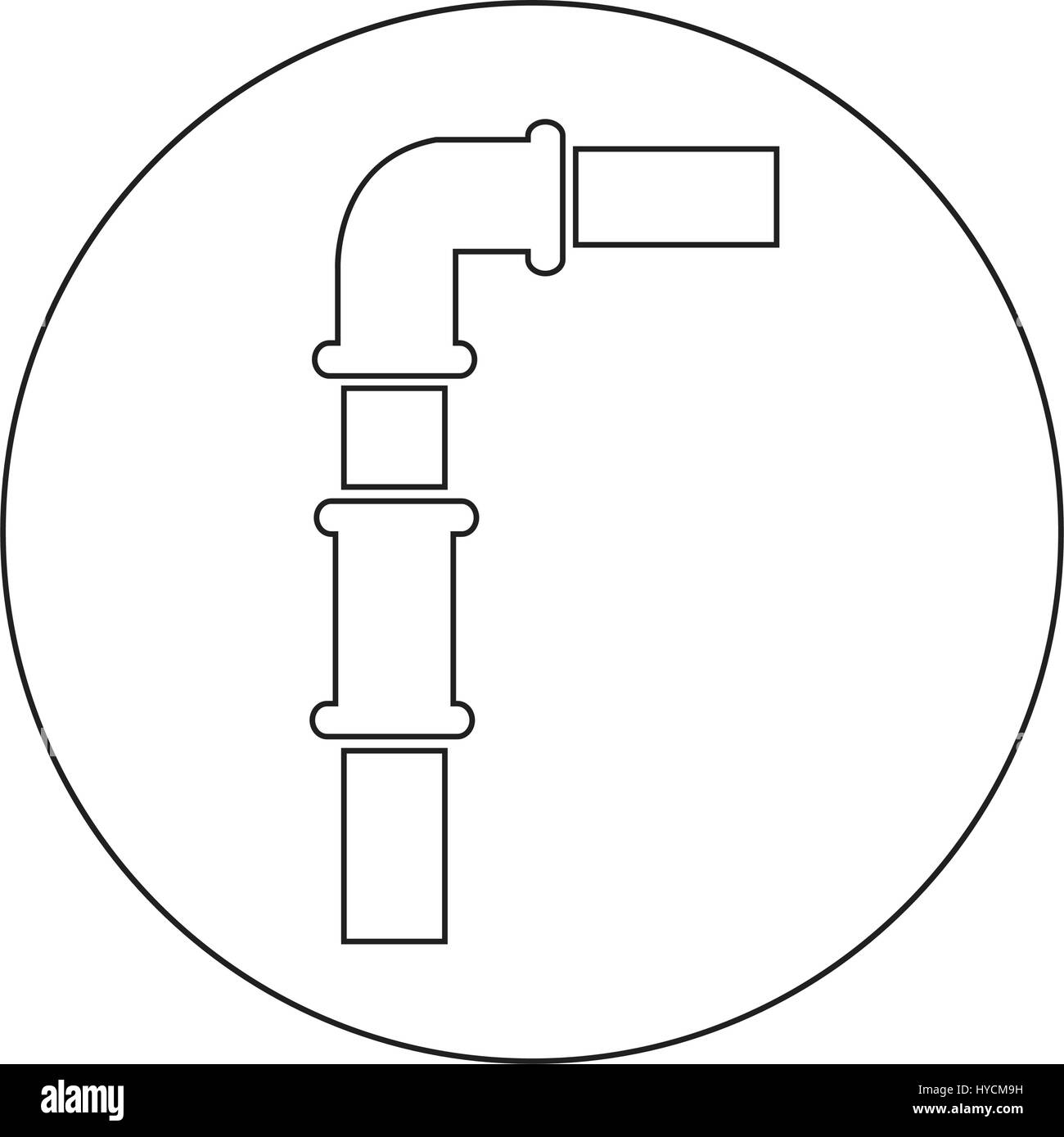 pipe icon illustration design Stock Vector Image & Art - Alamy