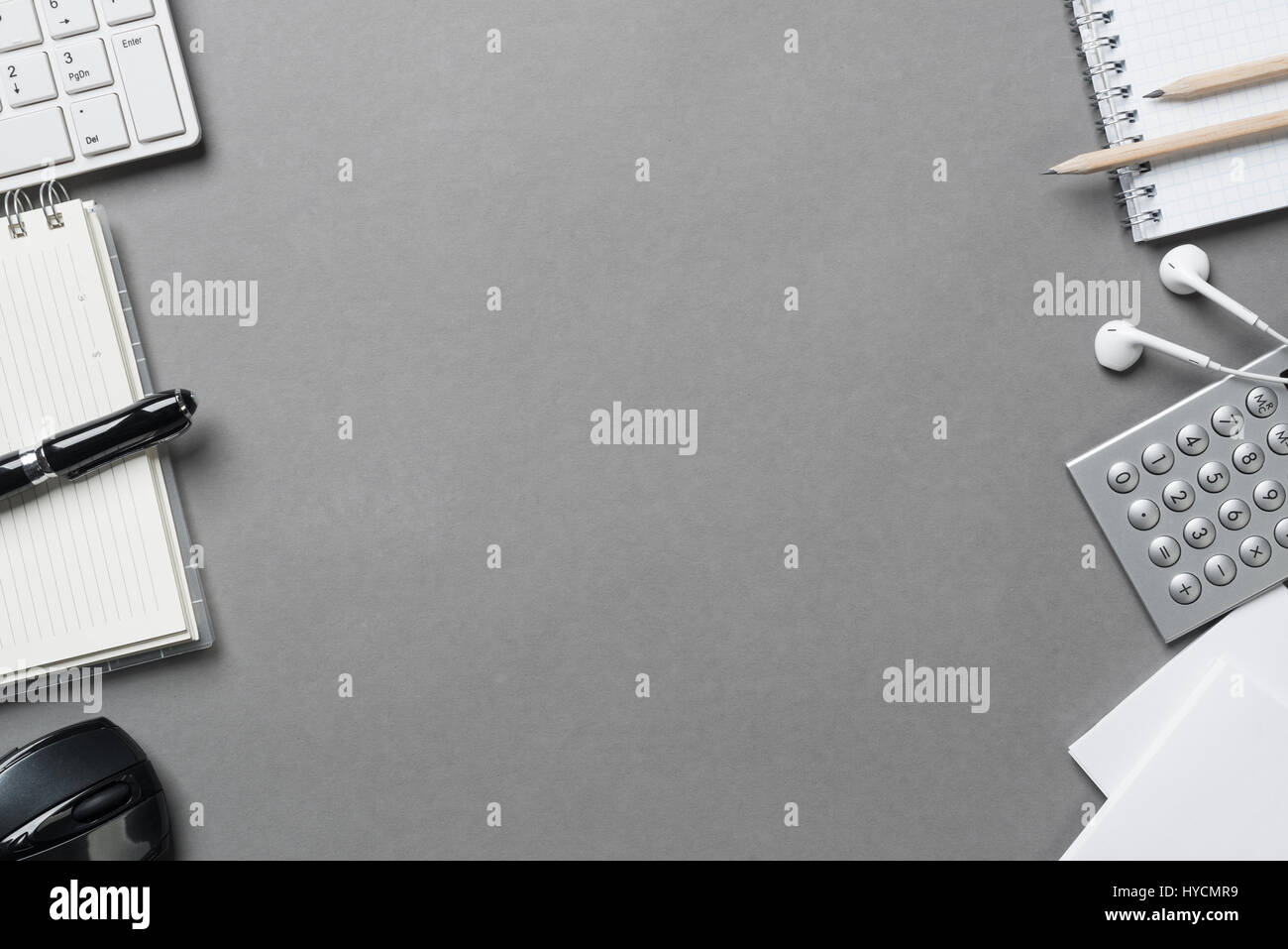 Business workplace with stuff Stock Photo - Alamy