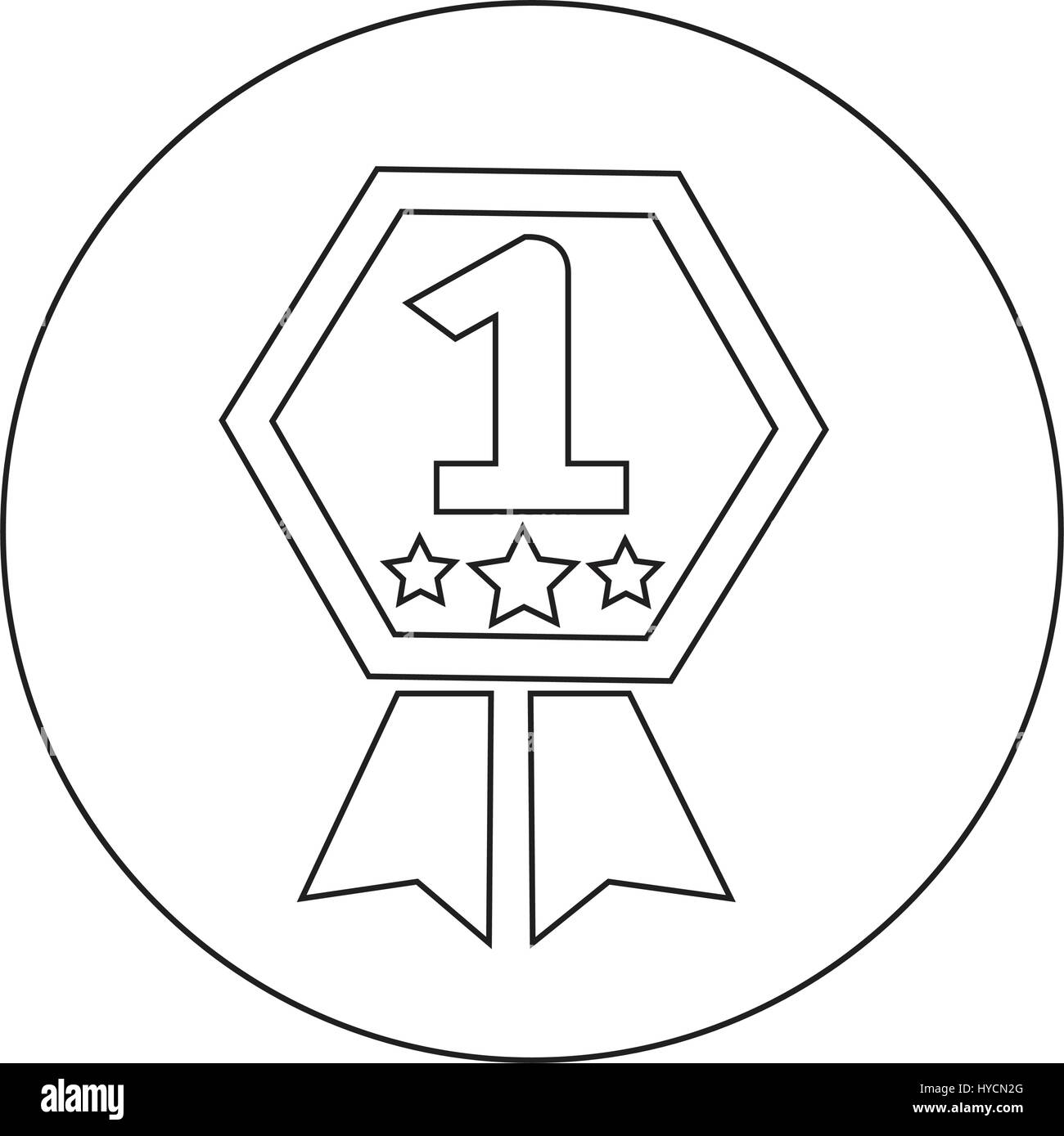 number 1 icon illustration design Stock Vector Image & Art - Alamy