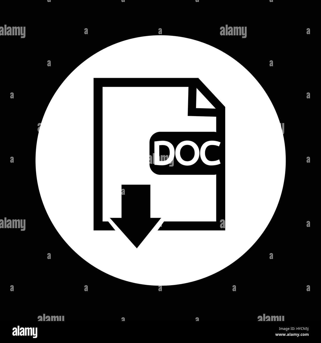 File type DOC icon illustration design Stock Vector Image & Art - Alamy