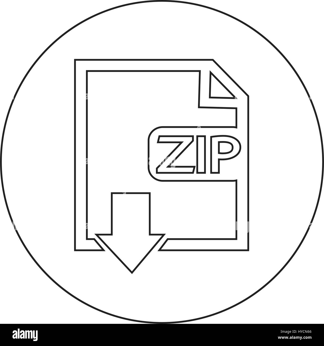 File type ZIP icon illustration design Stock Vector Image & Art - Alamy