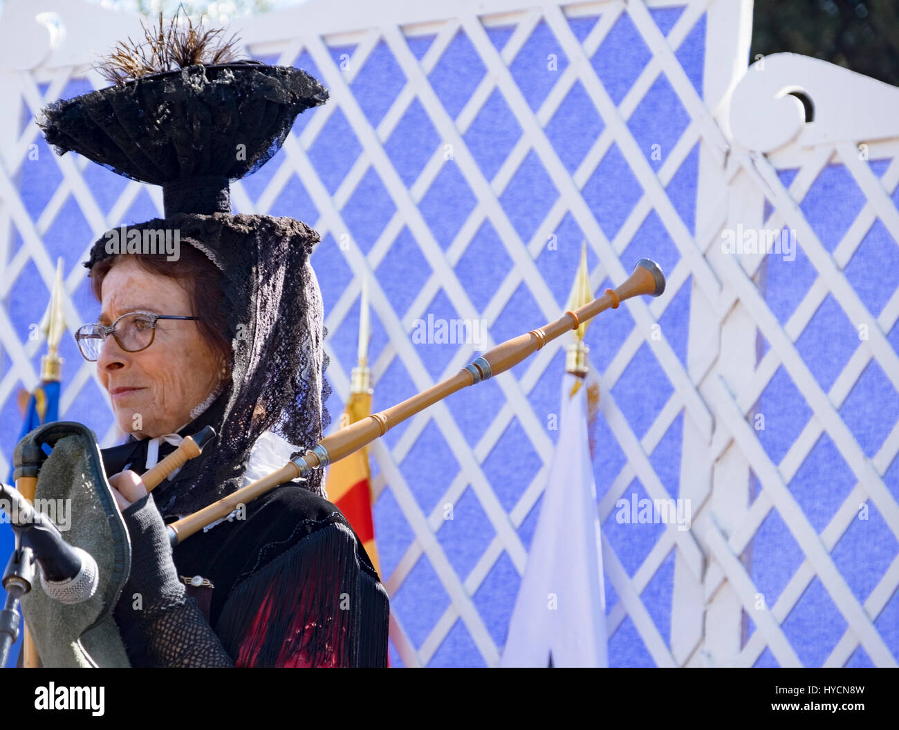 The bagpipe player and the old woman hi-res stock photography and ...