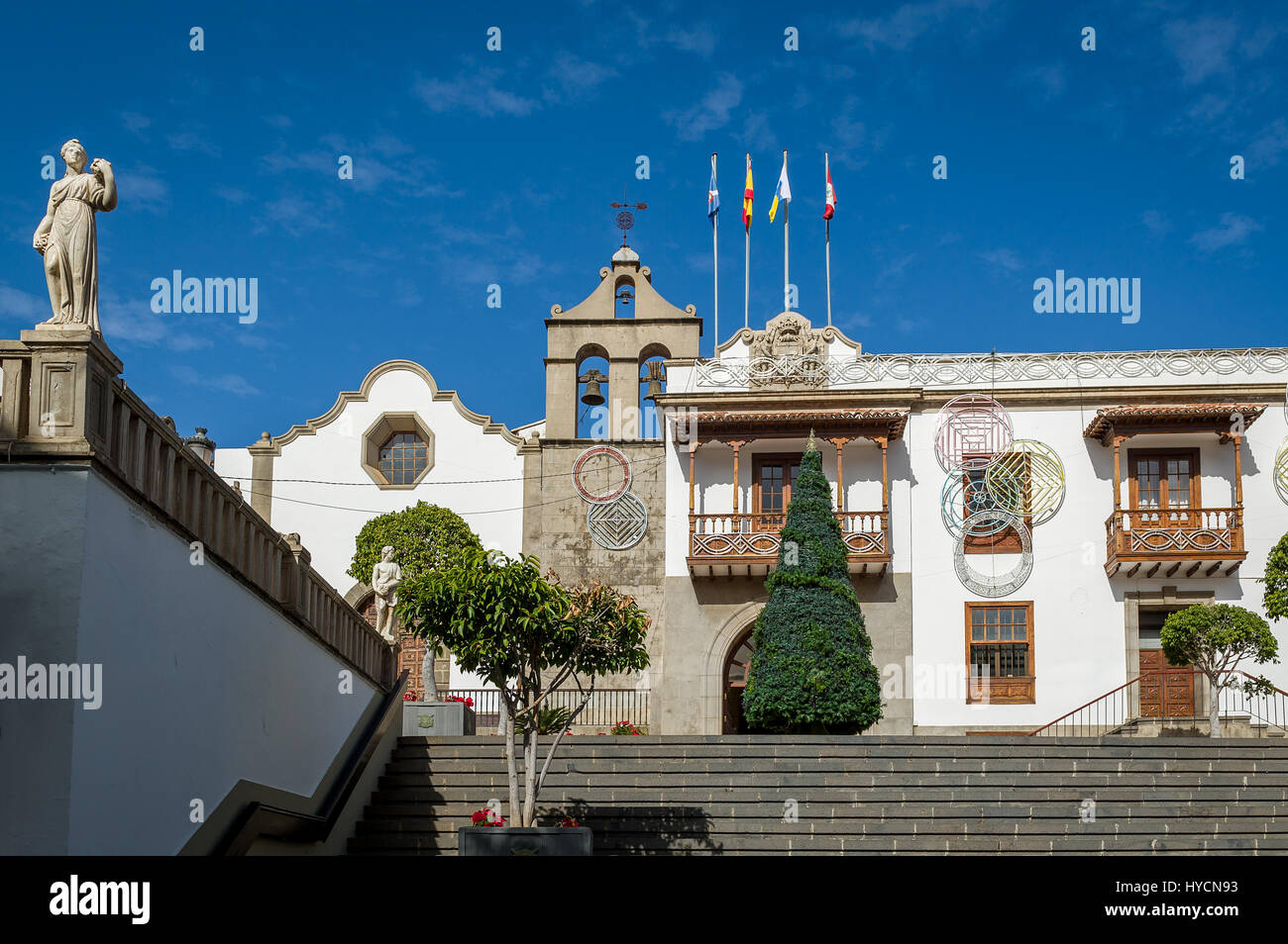 Icod old town city center Stock Photo - Alamy