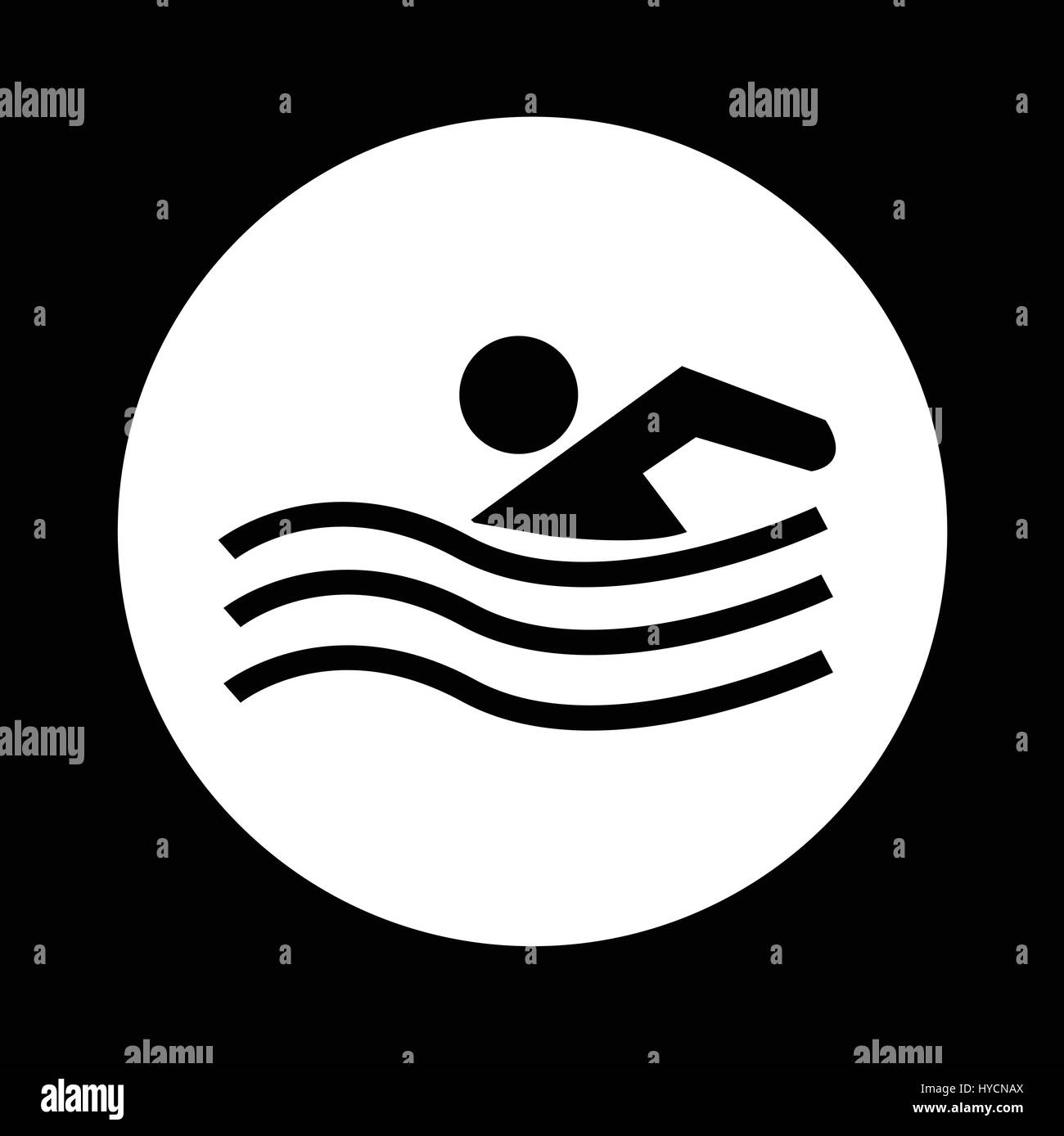 Swim Icon illustration design Stock Vector Image & Art - Alamy