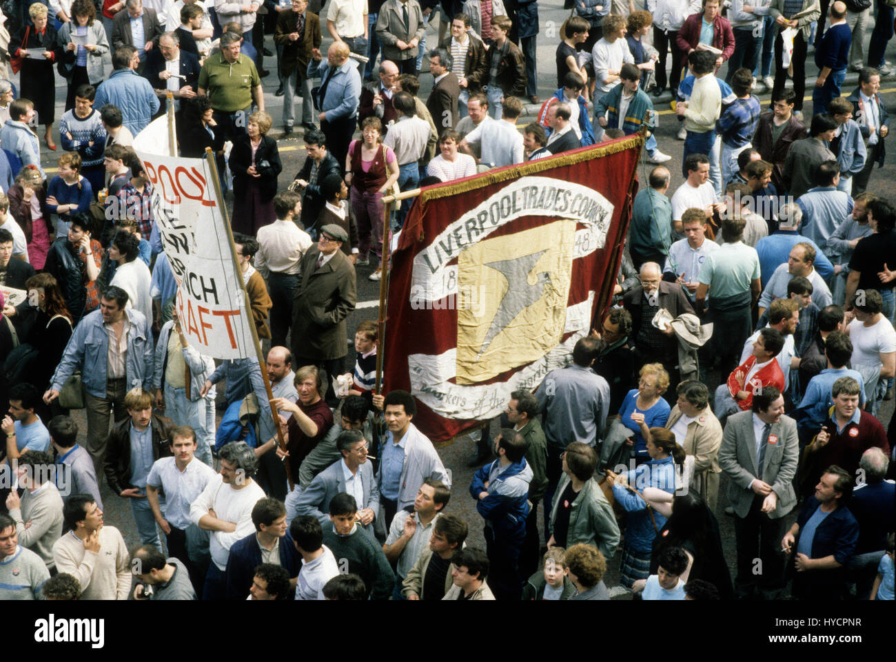Militant labour 1980s hi-res stock photography and images - Alamy