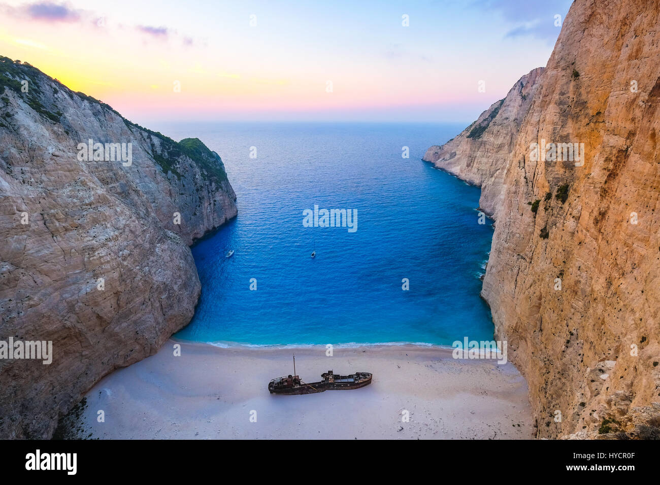 Zakynthos shipwreck aerial hi-res stock photography and images - Alamy