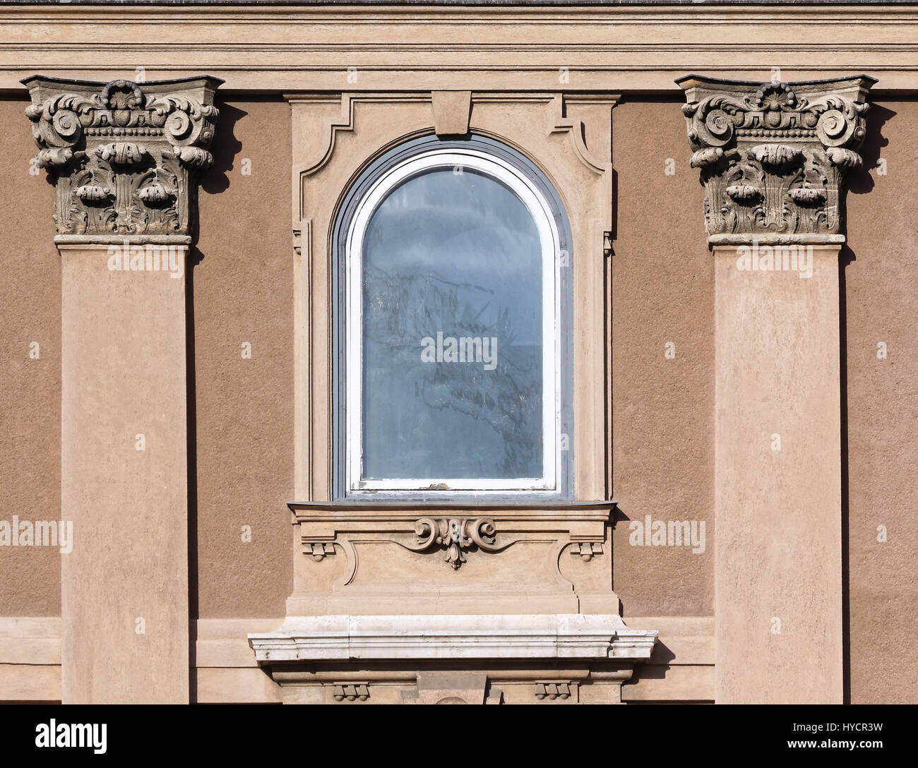 Budapest, Hungary, Buda castle district gothic windows Stock Photo - Alamy