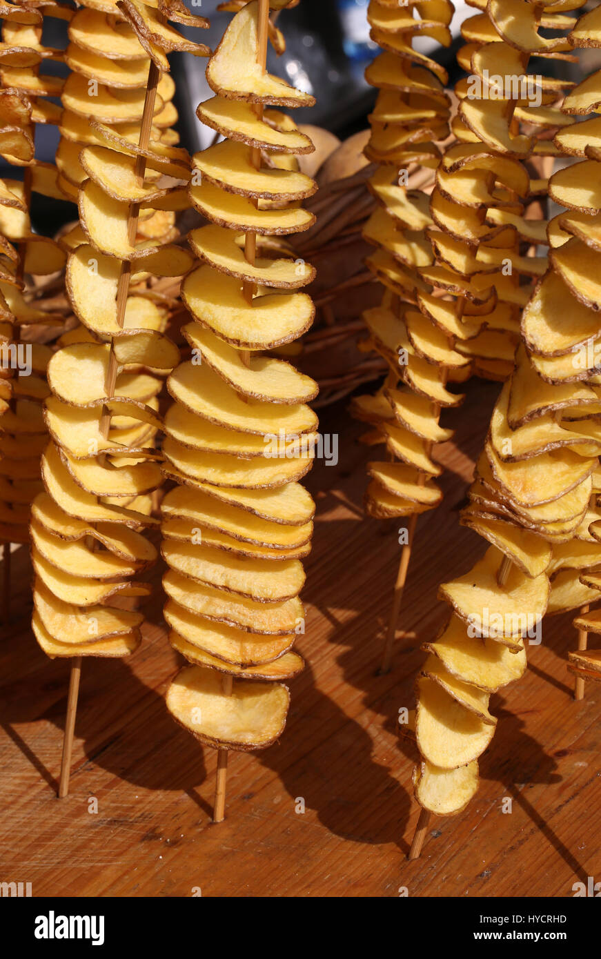 Tornado fried potato chips hi-res stock photography and images - Alamy