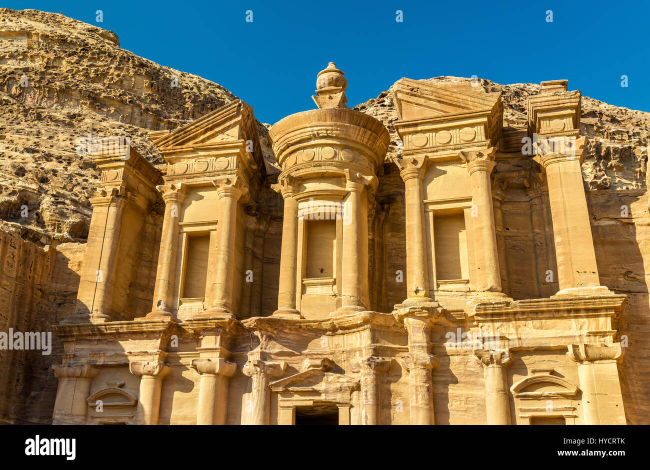 Petra jordan monastery hi-res stock photography and images - Alamy