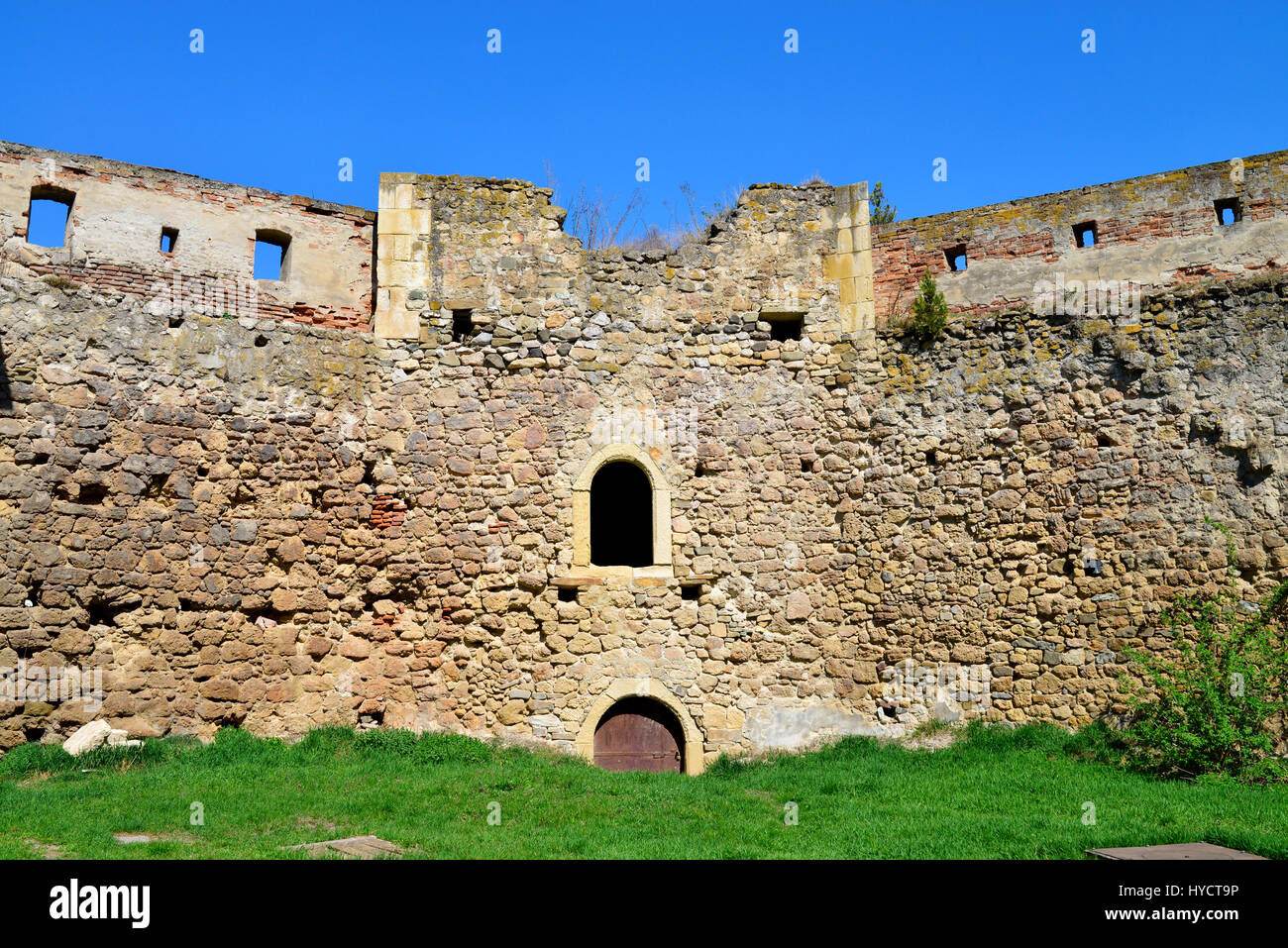 Aiud city romania medieval fortress landmark ruins Stock Photo - Alamy