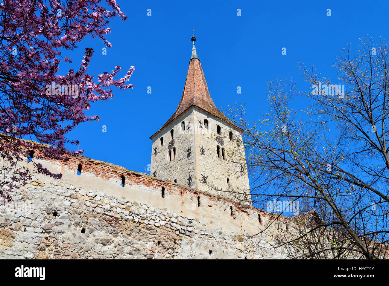 Aiud city romania medieval fortress landmark architecture Stock Photo ...