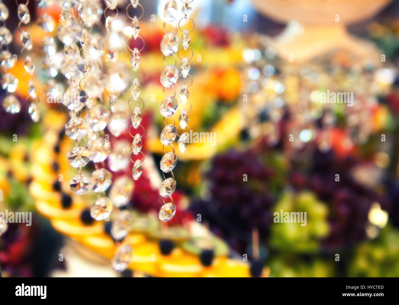 Table setting fruits wedding reception hi-res stock photography and ...