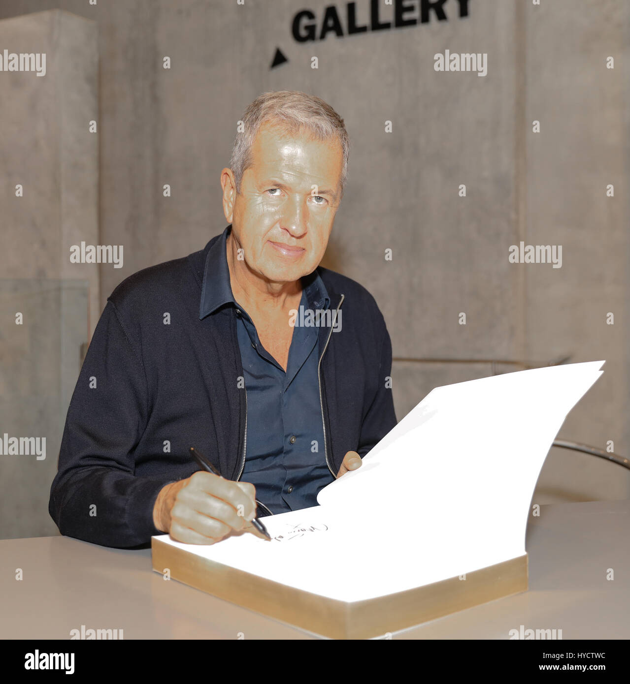 Mario Testino holds a book signing for his new photo book 'SIR' at ...
