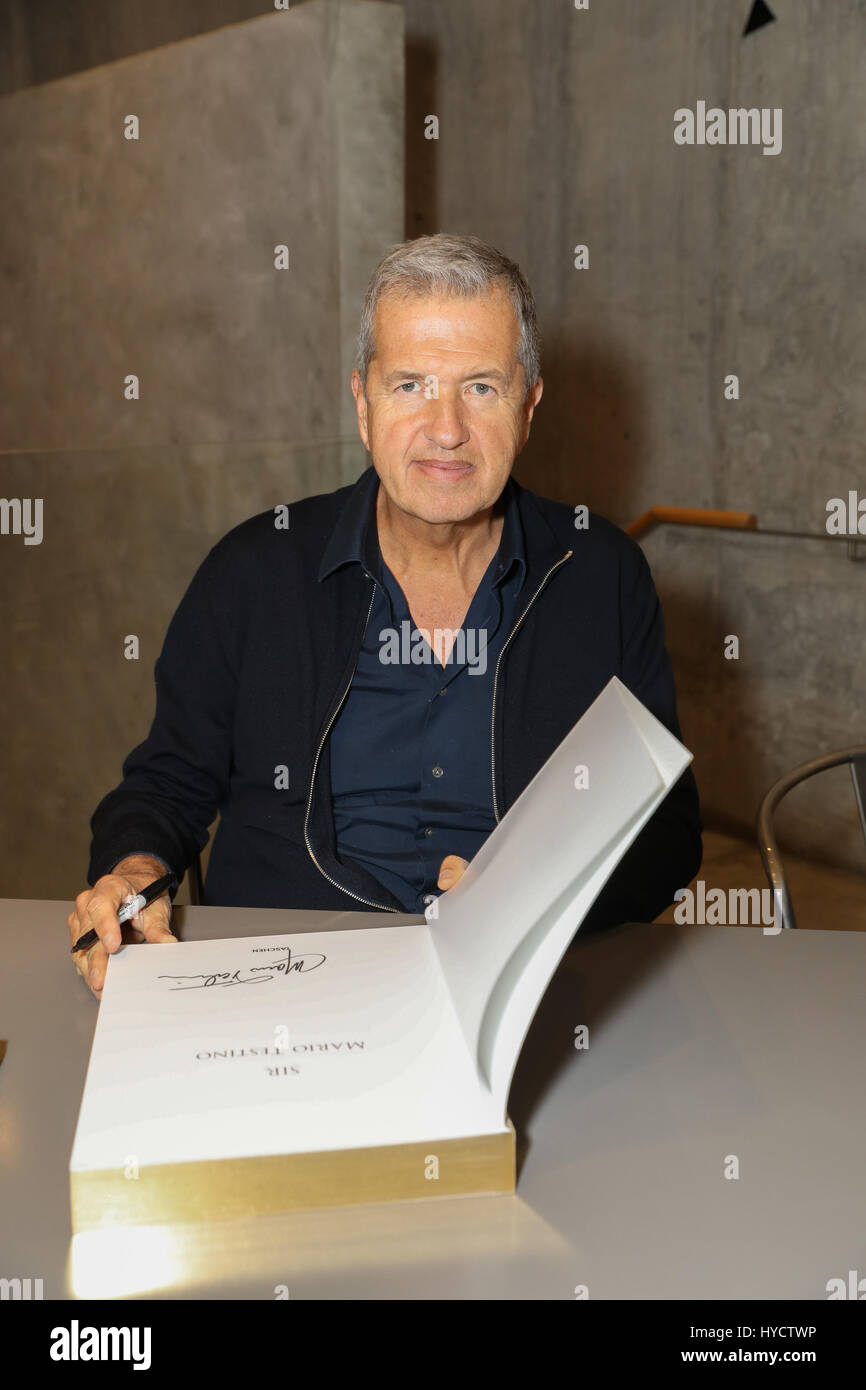 Mario Testino holds a book signing for his new photo book 'SIR' at ...