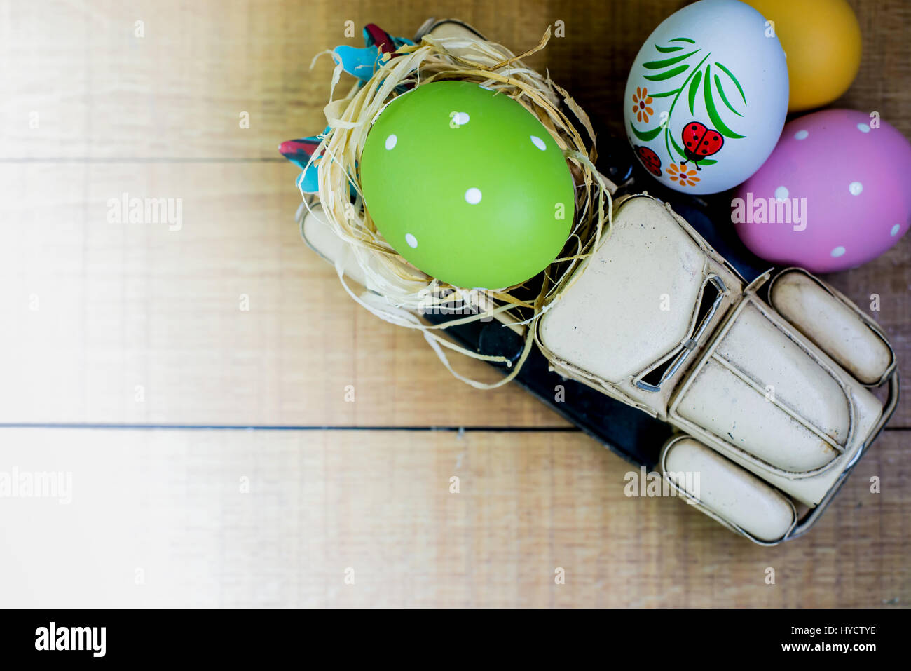 Happy Easter day, bunny and egg, Christians worldwide celebrate Stock ...