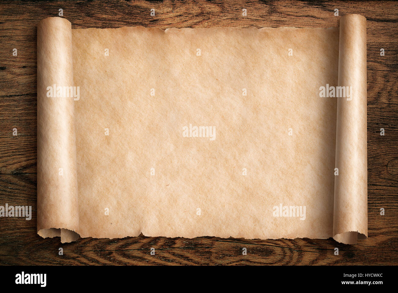 vintage scroll or map 3d illustration Stock Photo - Alamy