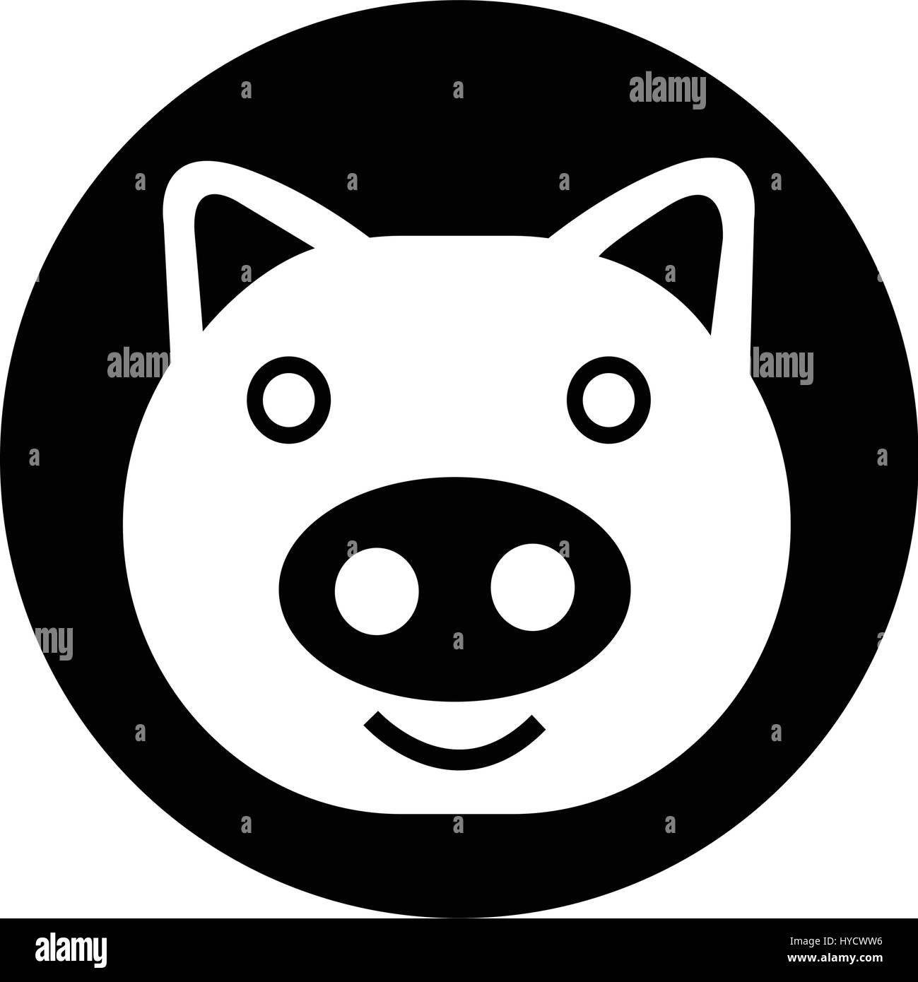 Pig Icon illustration design Stock Vector Image & Art - Alamy