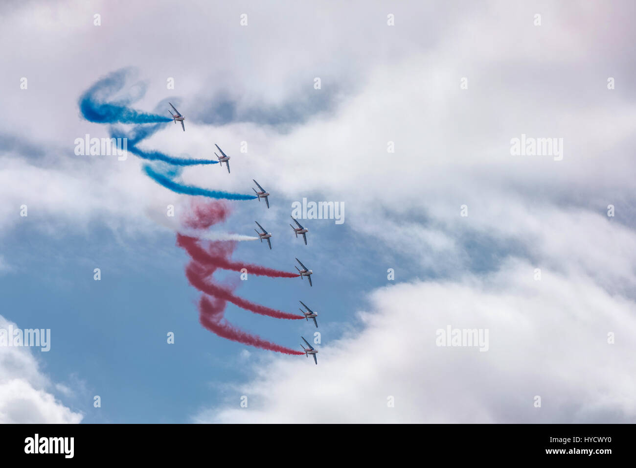 the french aircraft show Stock Photo - Alamy