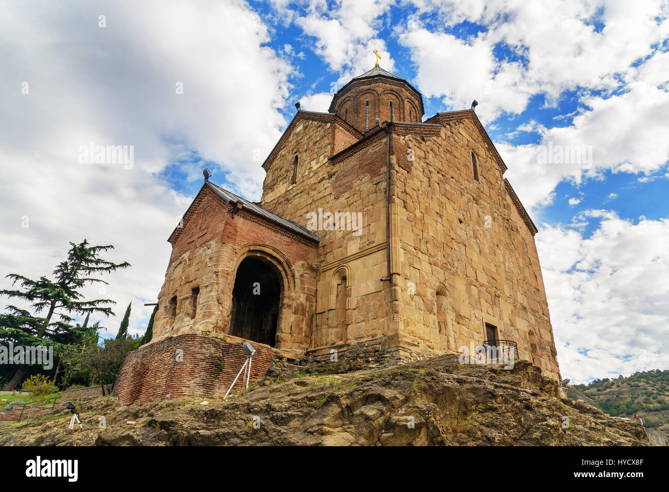 Metekhi Church of Assumption in Tbilisi, Georgia Stock Photo - Alamy