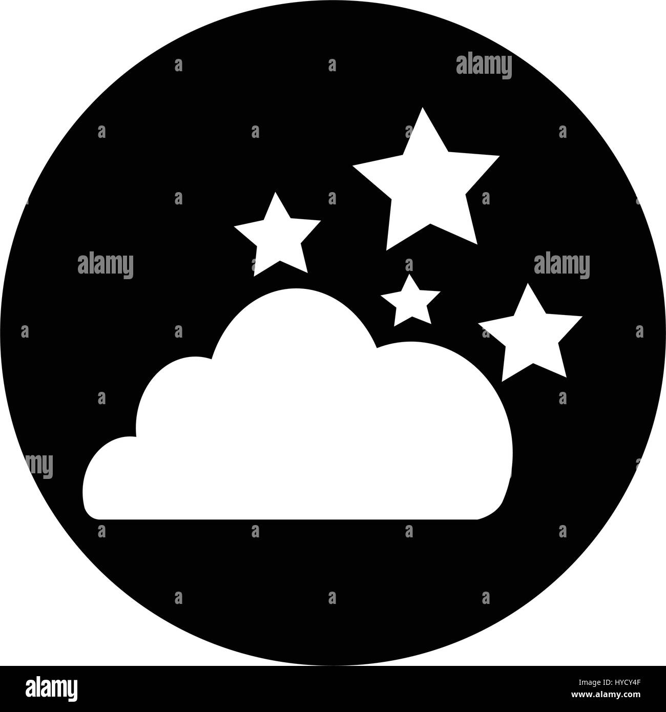cloud star icon illustration design Stock Vector Image & Art - Alamy
