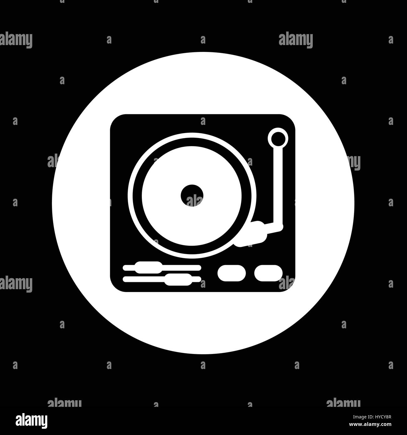 turntable icon illustration design Stock Vector Image & Art - Alamy