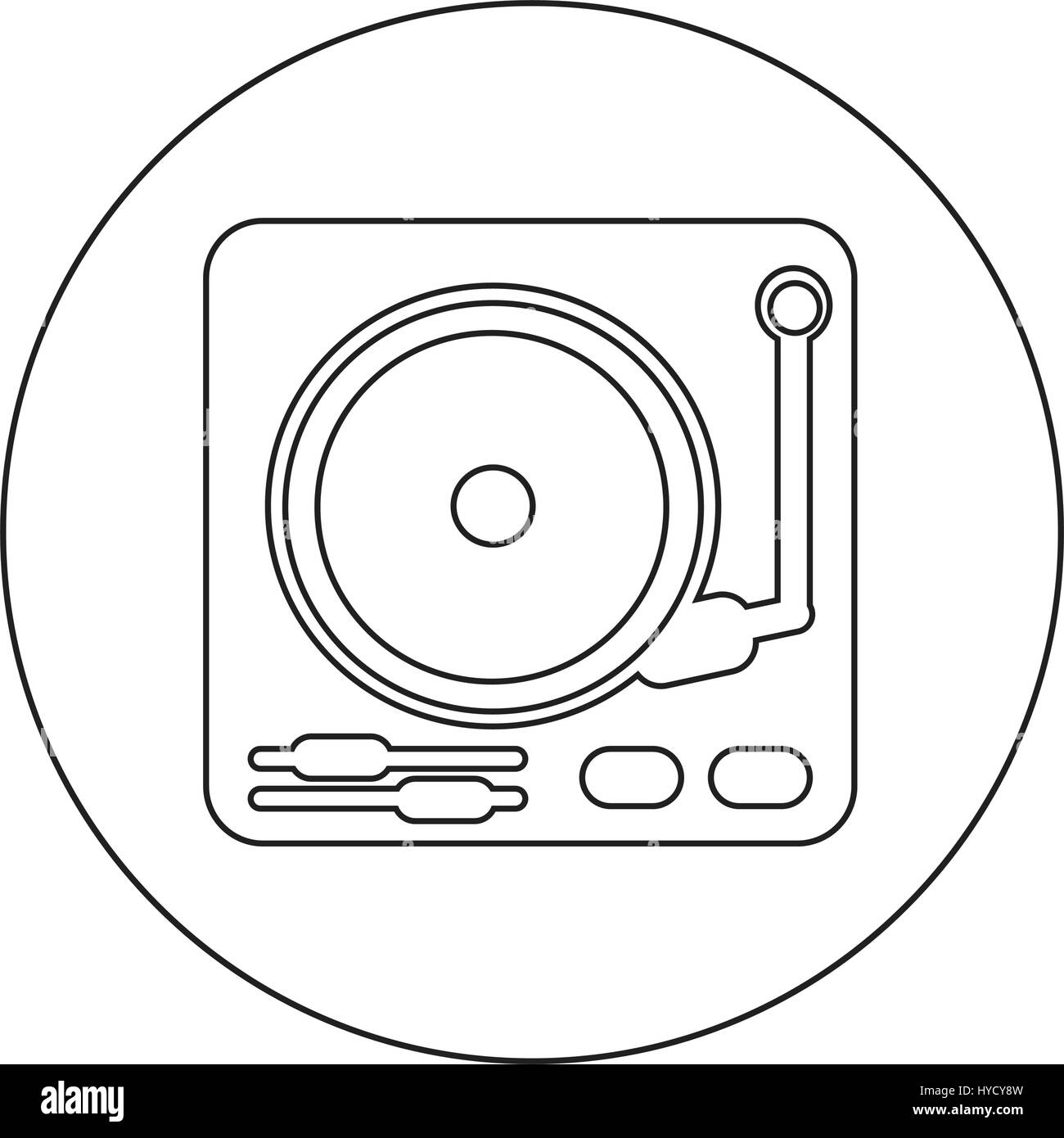 turntable icon illustration design Stock Vector Image & Art - Alamy