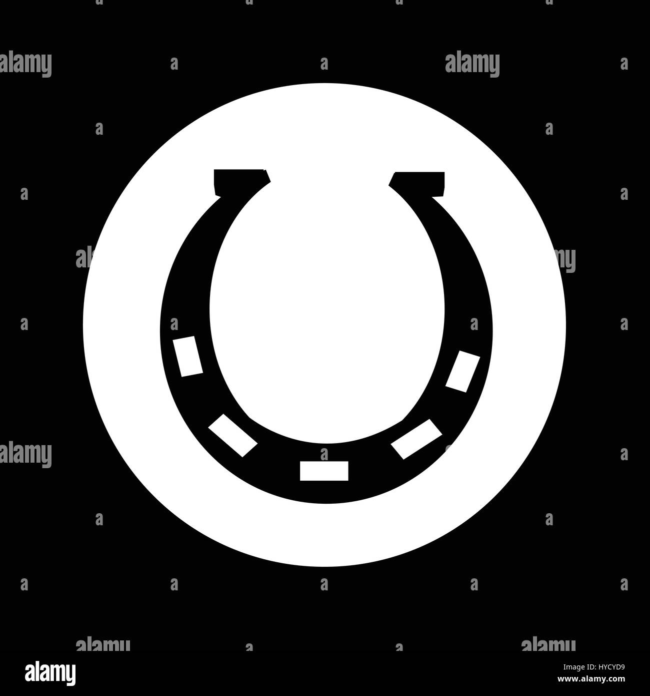 Horseshoe icon illustration design Stock Vector Image & Art - Alamy