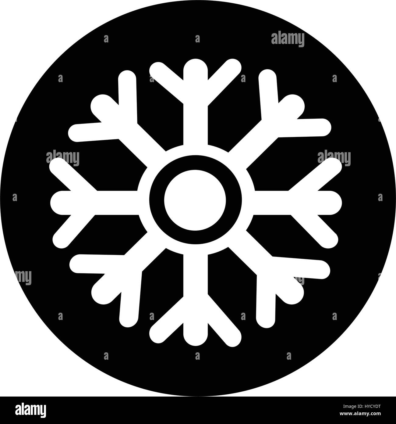 snowflake icon illustration design Stock Vector Image & Art - Alamy