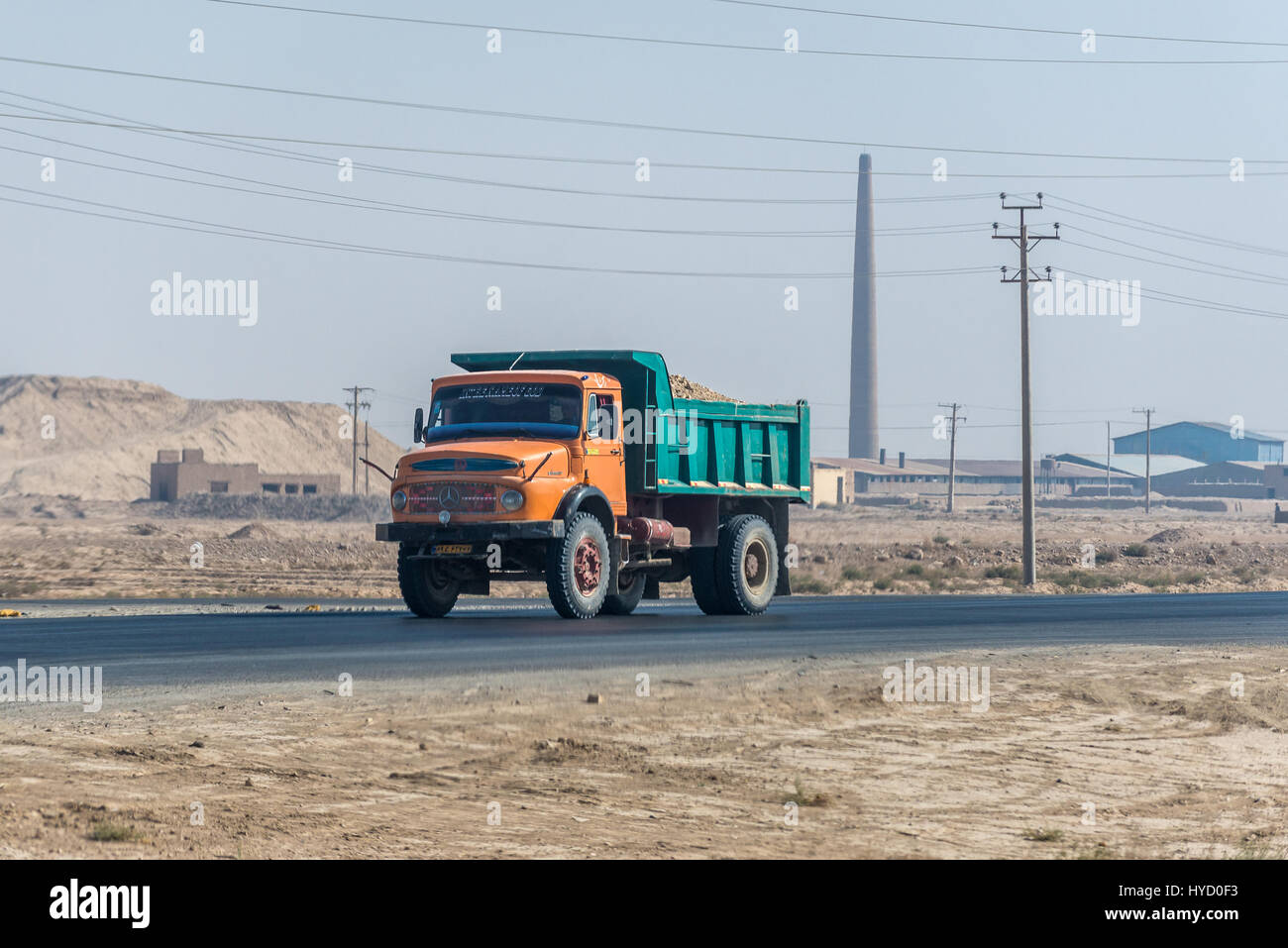 Mercedes Benz LK 1924 Model, made by Iran Khodro Diesel Company on the ...