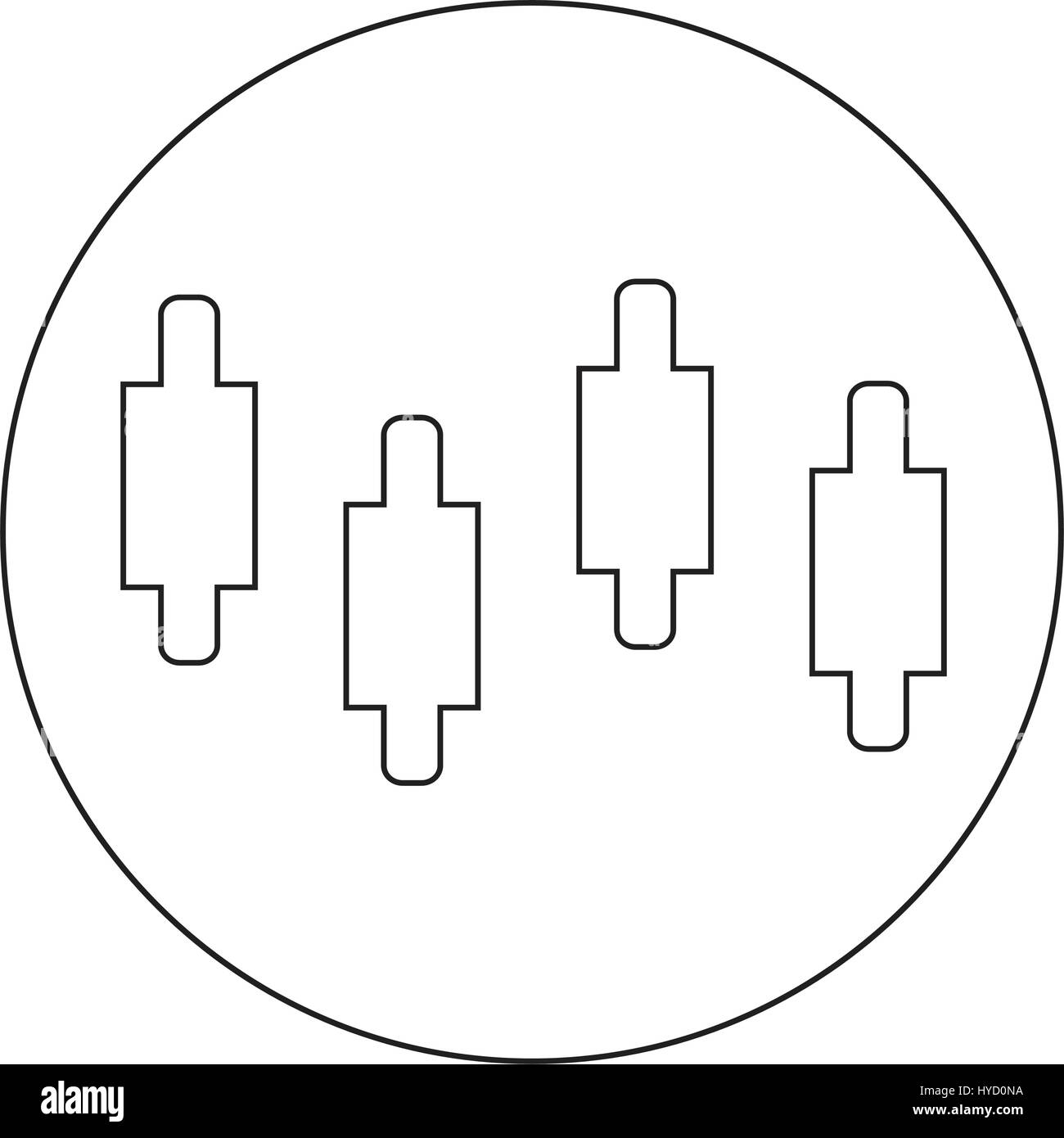 diagram graph icon Stock Vector Image & Art - Alamy