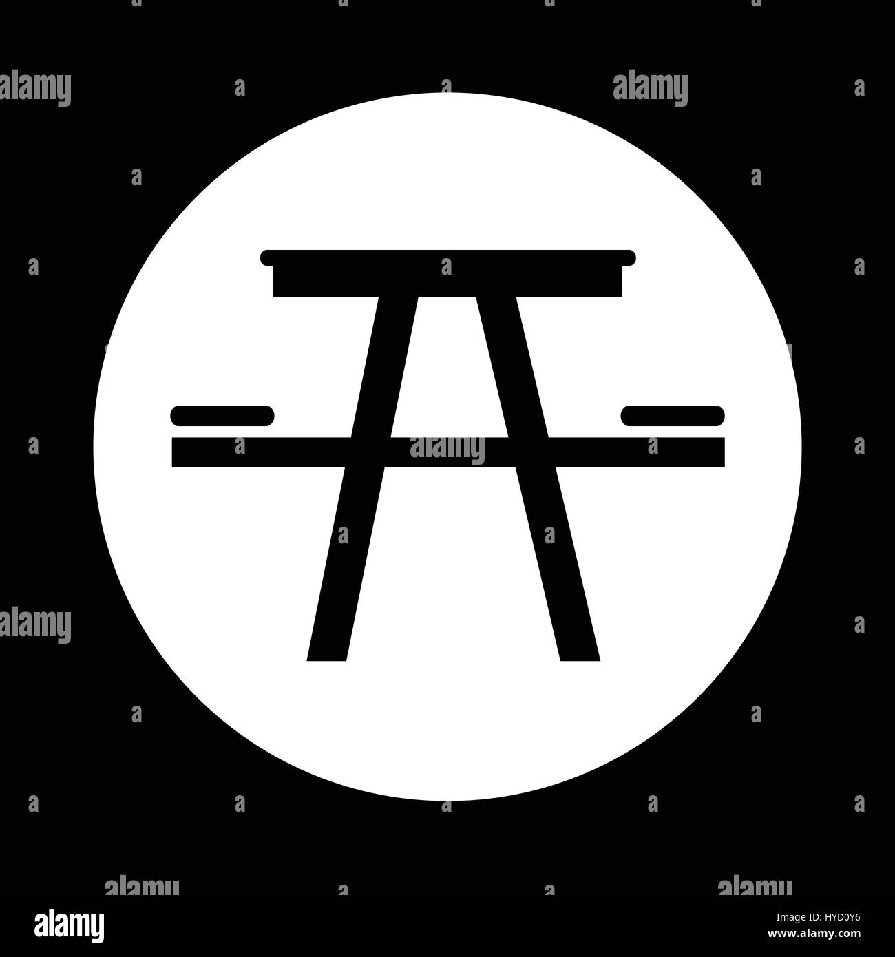 Camping table icon Stock Vector Image & Art - Alamy