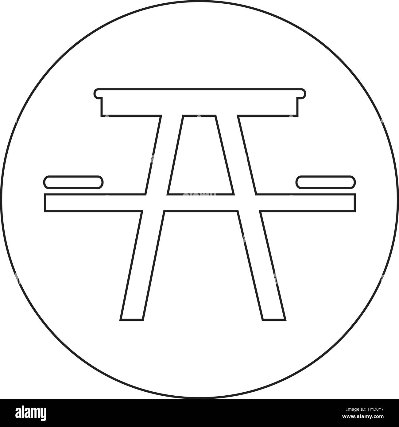 Camping table icon Stock Vector Image & Art - Alamy