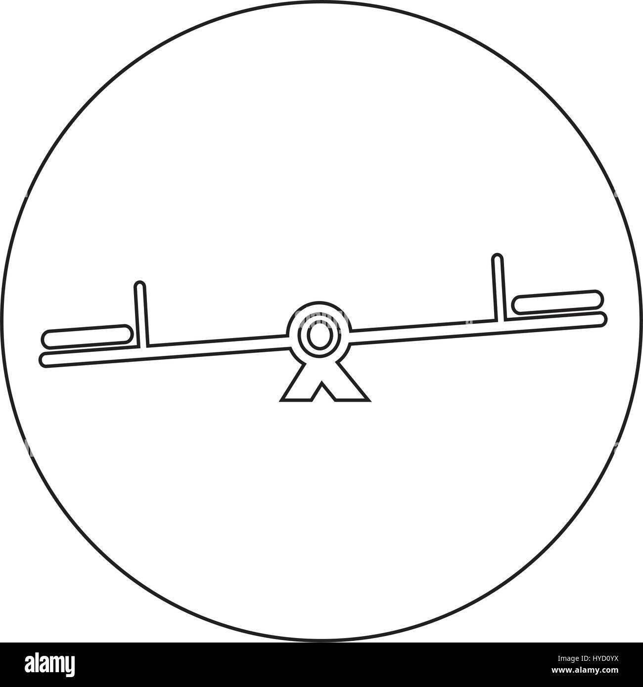 teeter icon Stock Vector Image & Art - Alamy