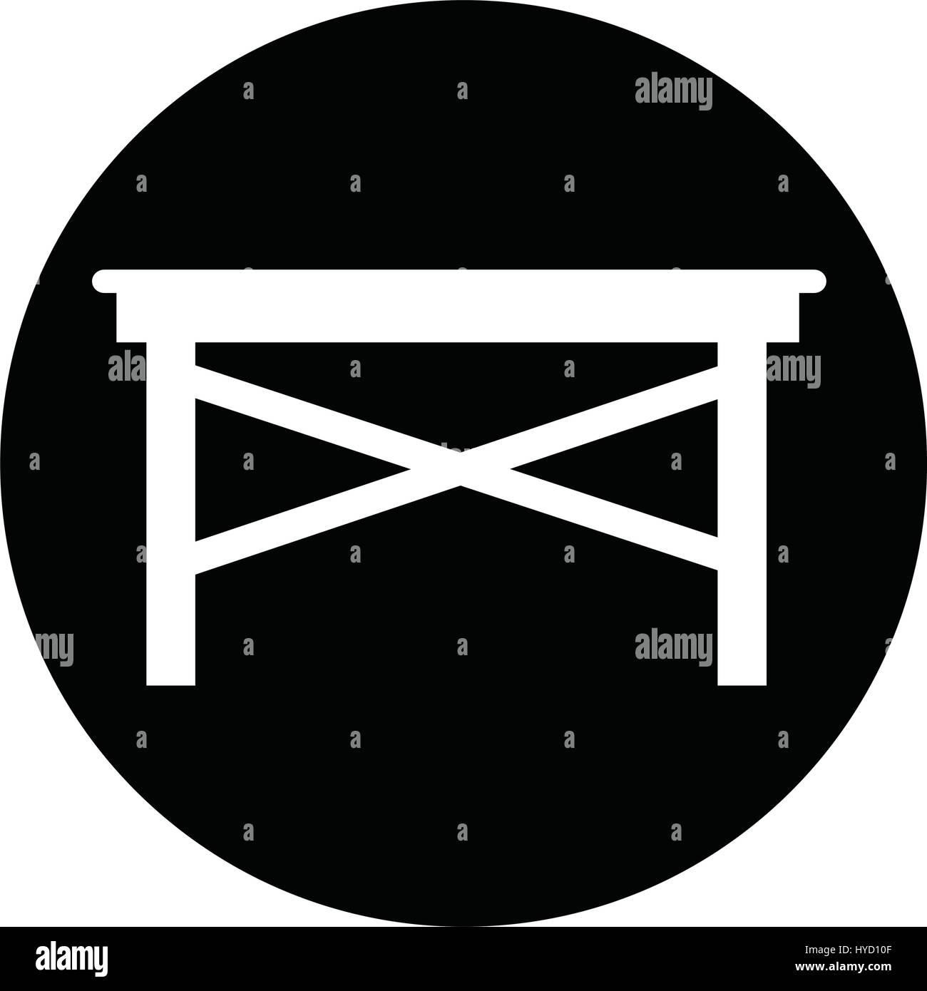 Curved desk Stock Vector Images - Alamy