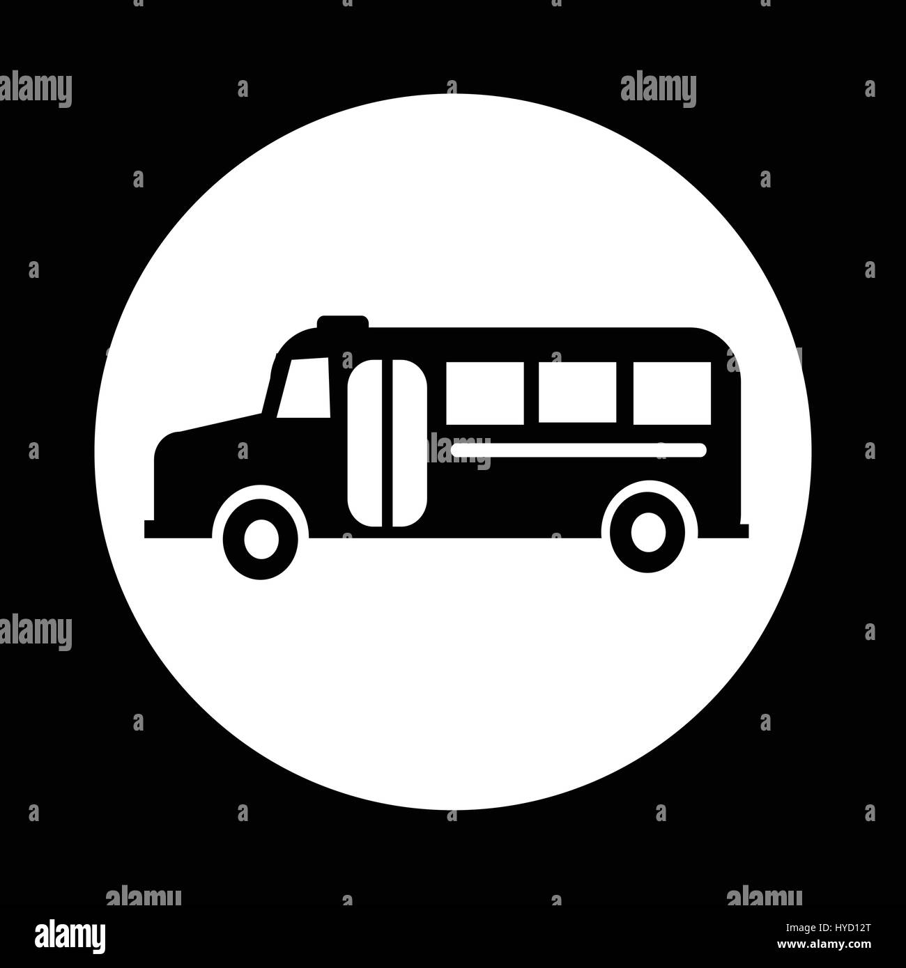 School Bus Icon Stock Vector Image & Art - Alamy