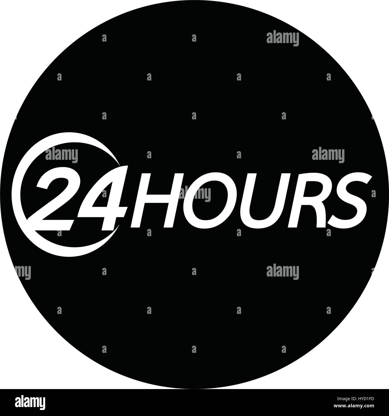 24 hours delivery vector Stock Vector Images - Alamy