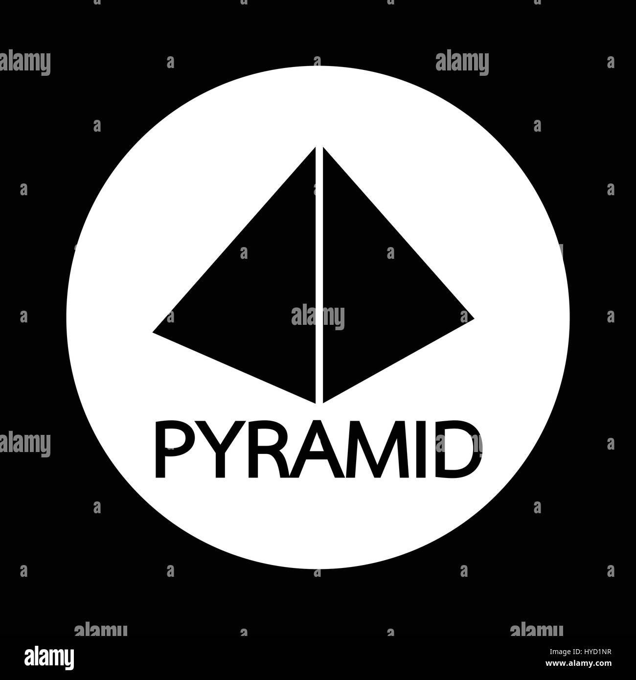 Pyramid icon Stock Vector Image & Art - Alamy