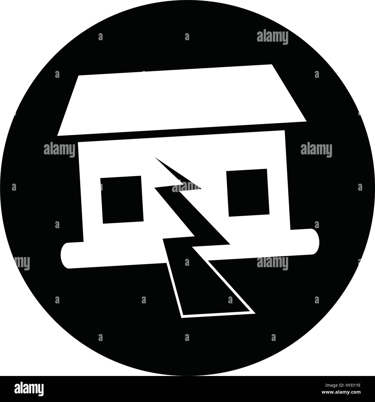 Earthquake Symbol icon Stock Vector Image & Art - Alamy