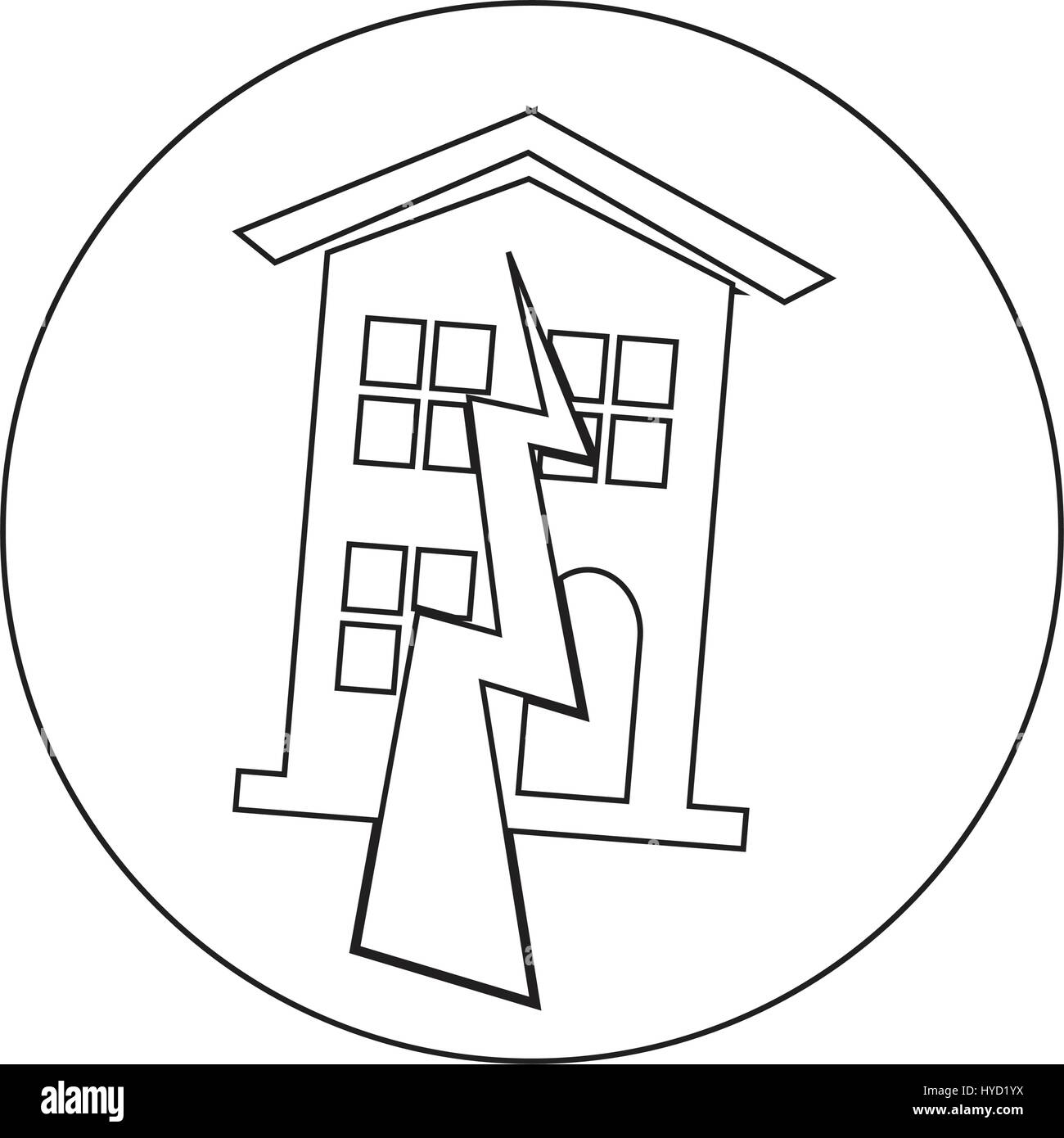 Earthquake Symbol icon Stock Vector Image & Art - Alamy