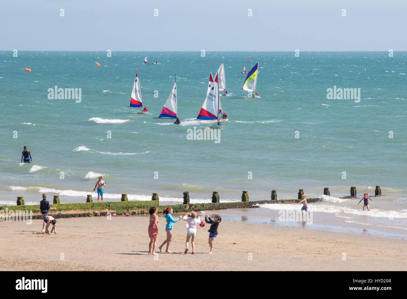 Seaside children play hi-res stock photography and images - Alamy