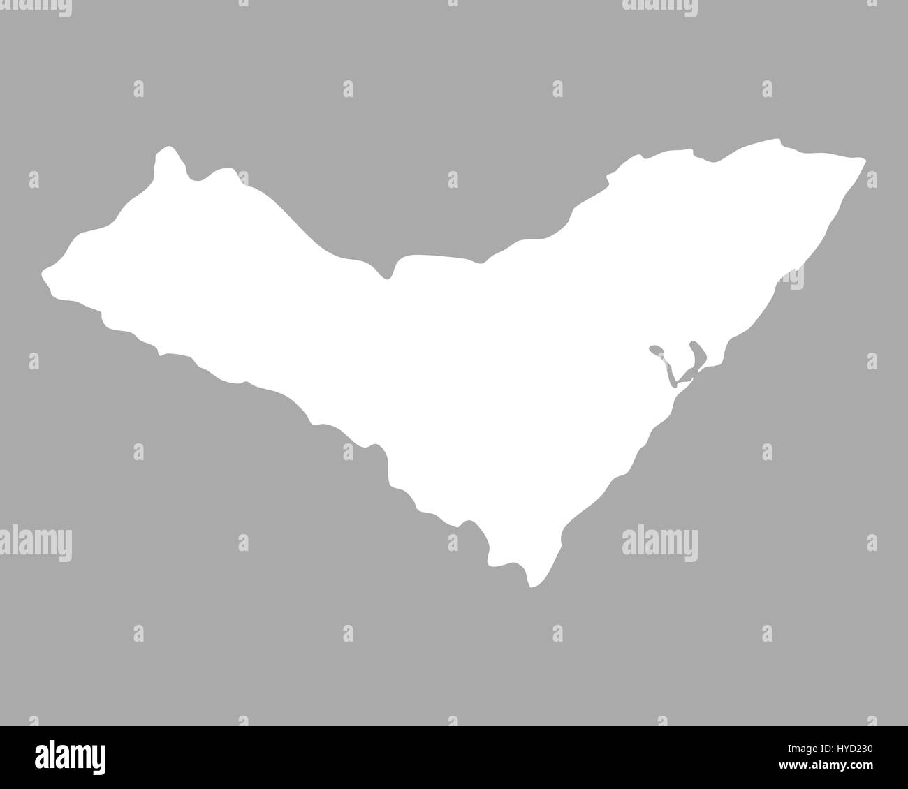 Map of Alagoas Stock Photo - Alamy