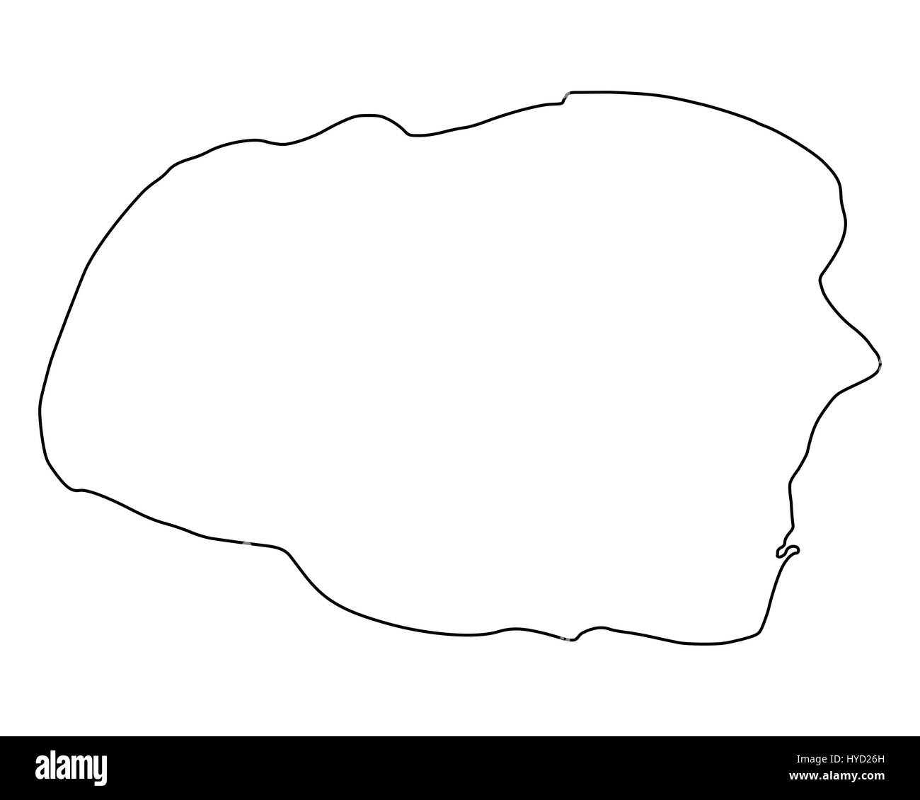 Map of Foehr Stock Photo - Alamy